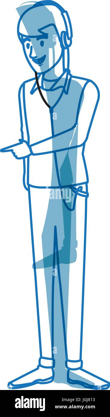 young man student standing cartoon person image Stock Vector Image ...