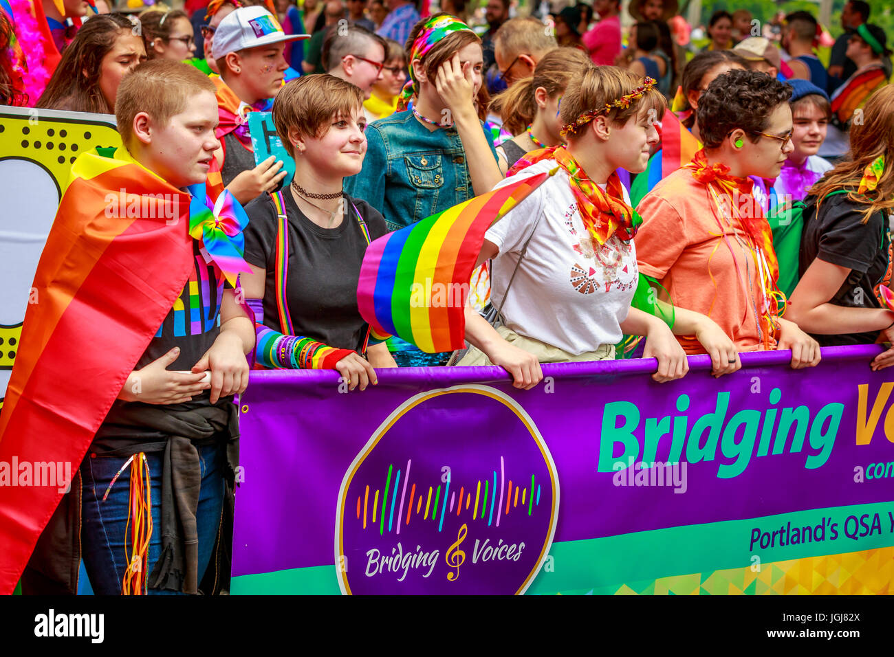 Portland pride chorus hi-res stock photography and images - Alamy
