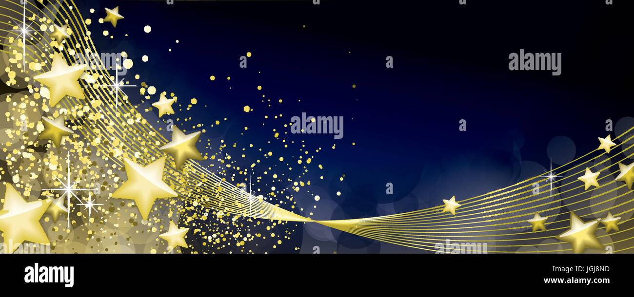 Blue christmas background banner hi-res stock photography and images ...