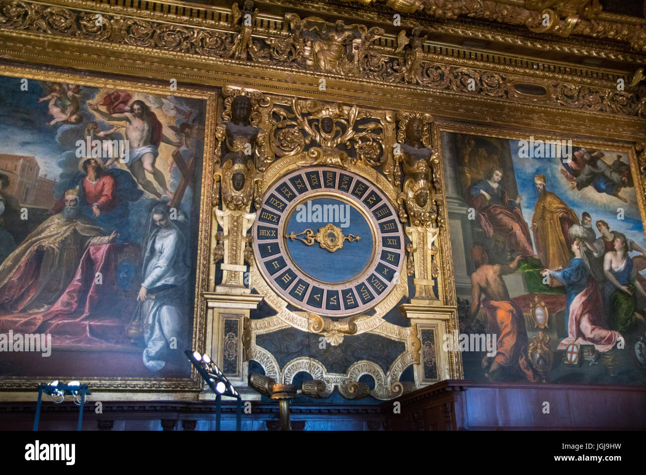 VENICE, ITALY - JUNE 05, 2017: Sala del Collegio or College Hall of ...