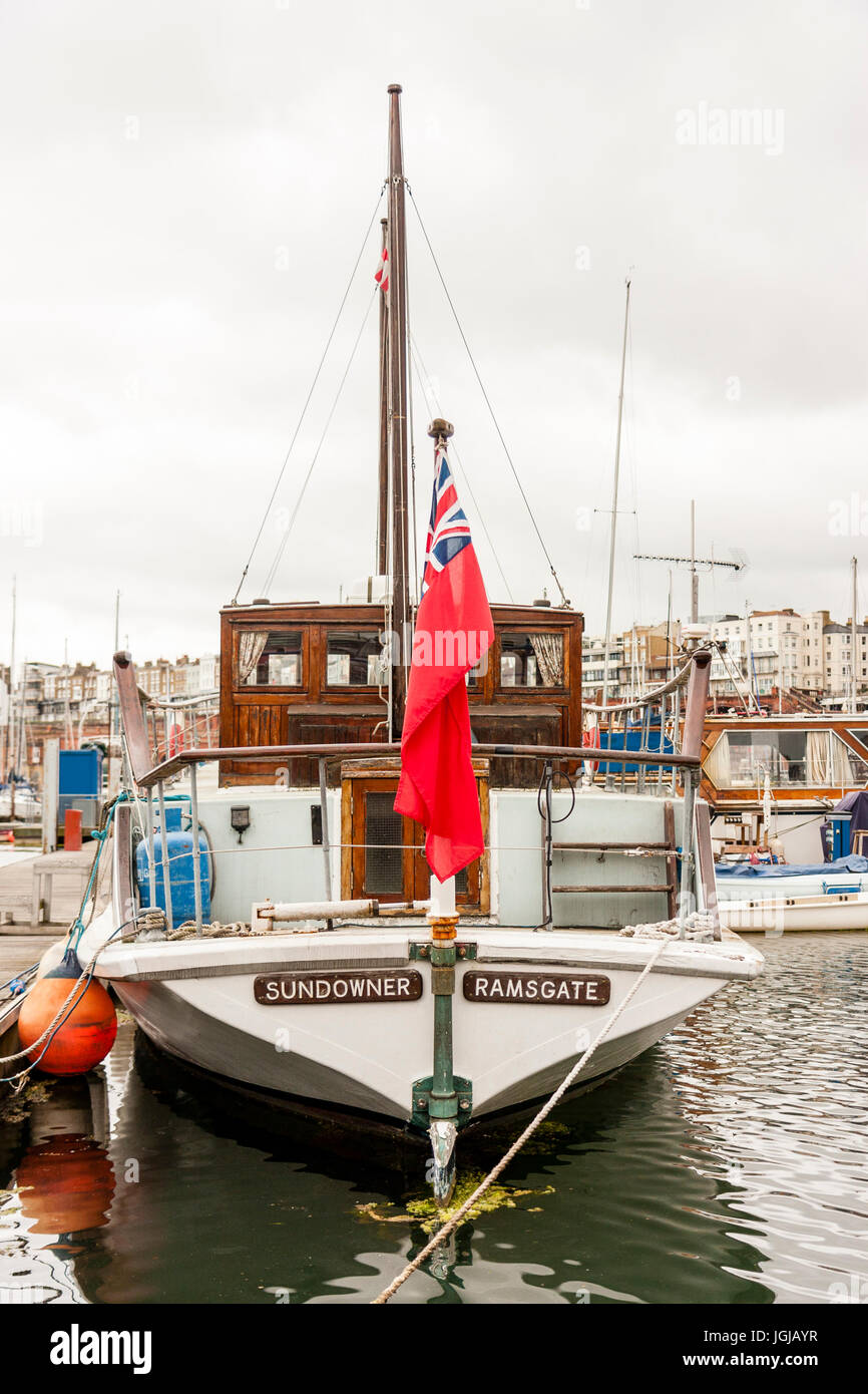 England, Ramsgate. Dunkirk's little ships. Sundowner, Lightoller's boat ...