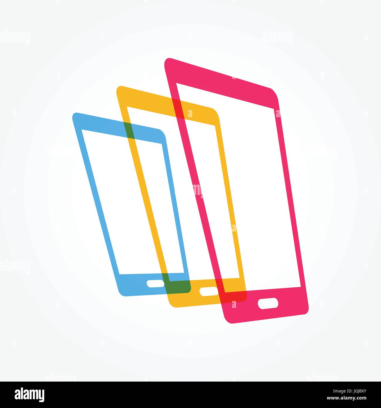 Mobile Phone Technology Business Symbol Design Stock Vector Image & Art ...