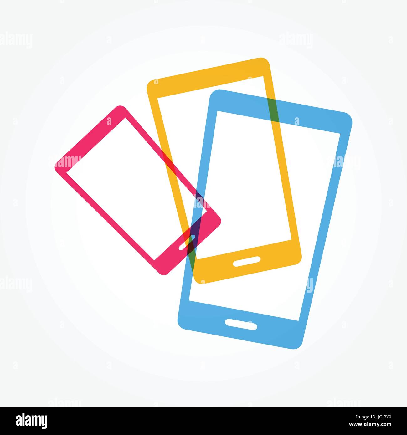 Mobile Phone Technology Business Symbol Design Stock Vector Image & Art ...