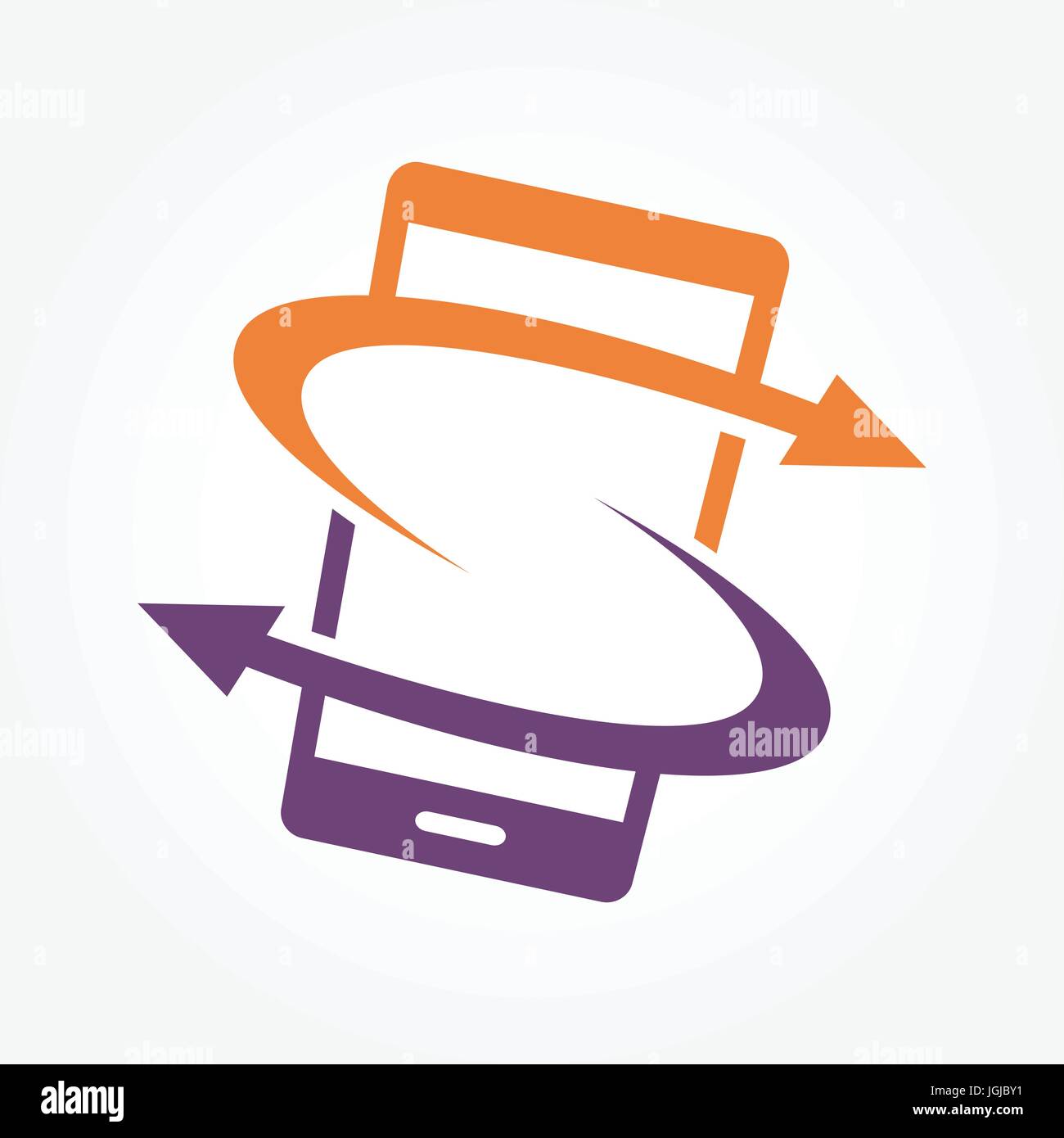 Mobile Phone Technology Business Symbol Design Stock Vector Image & Art ...