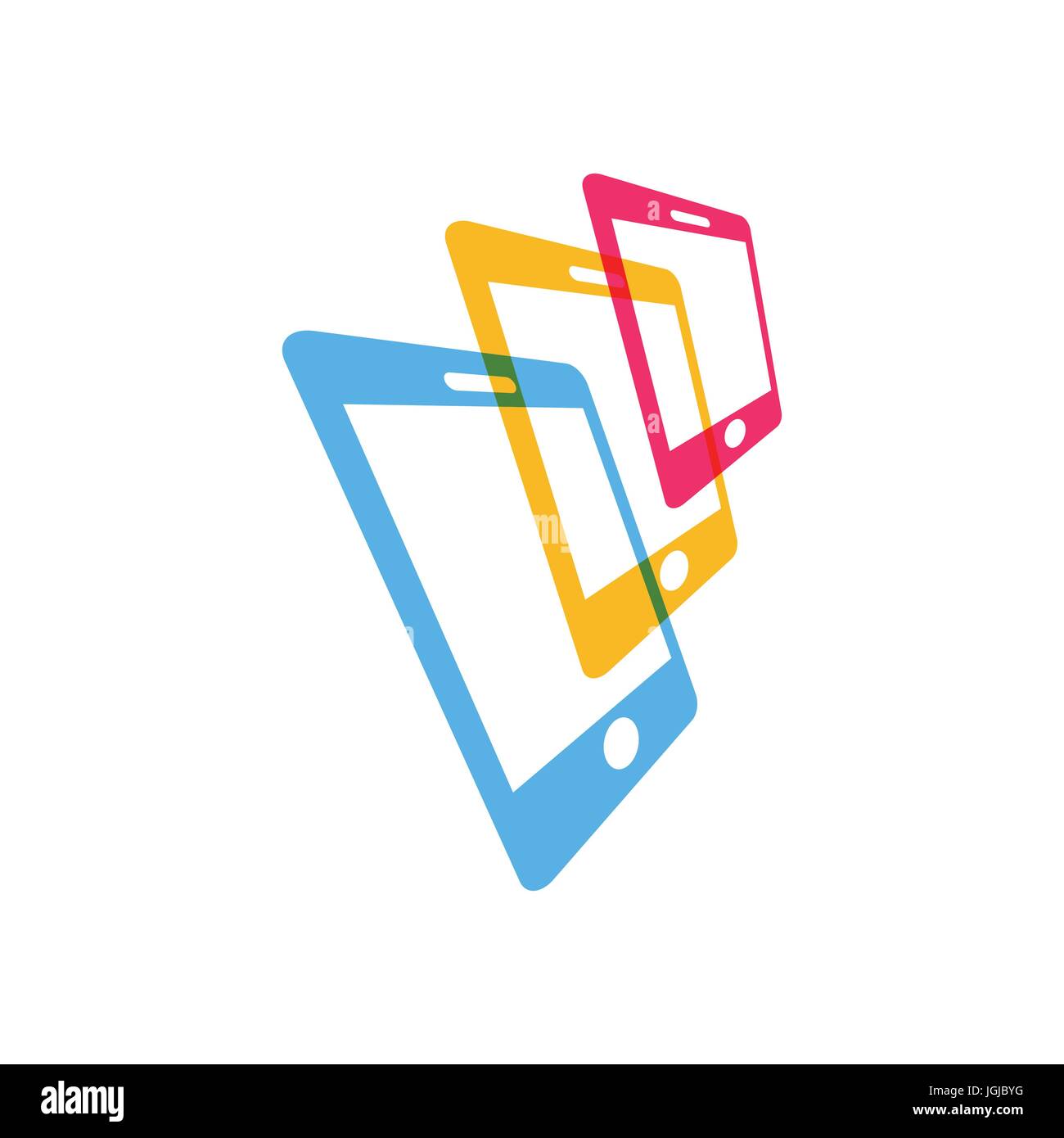 Mobile Phone Technology Business Symbol Design Stock Vector Image & Art ...