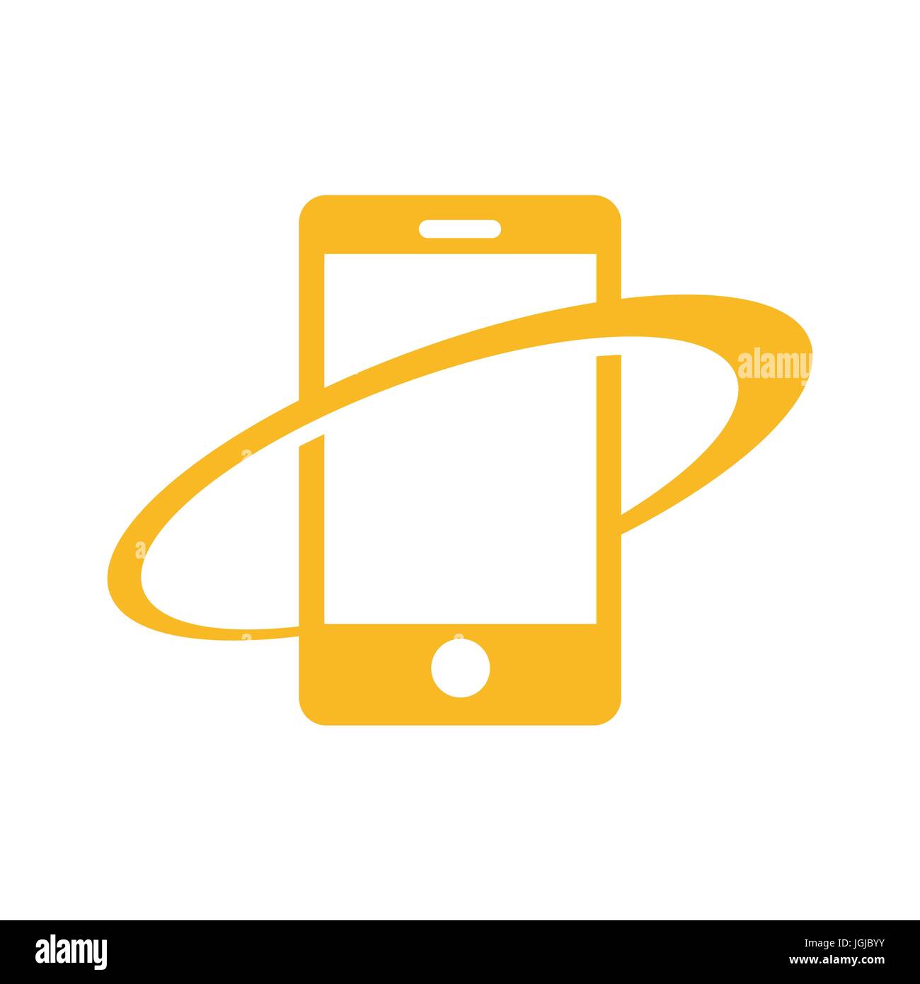 Mobile Phone Technology Business Symbol Design Stock Vector Image & Art ...