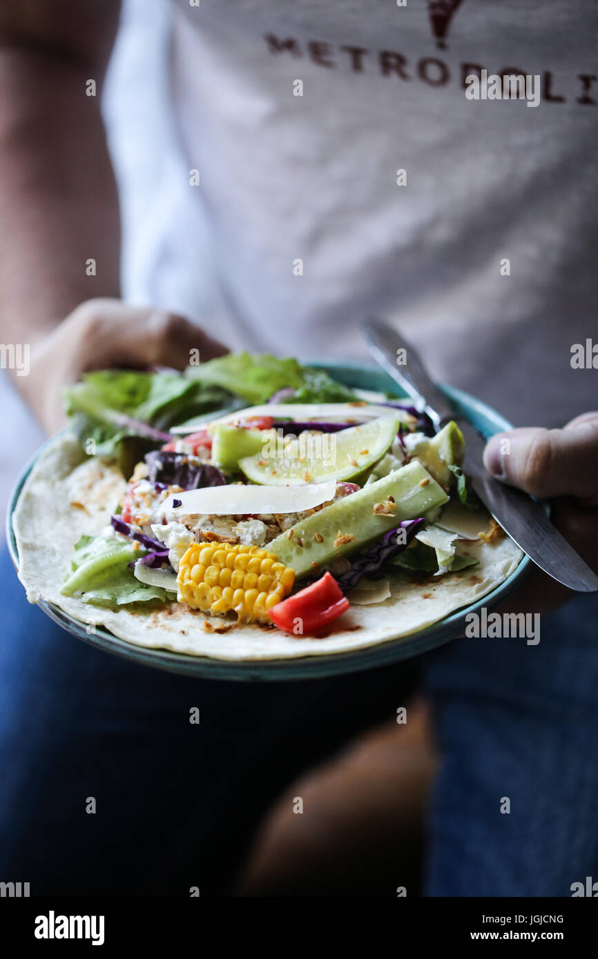 A plate full of fresh vegetables Stock Photo - Alamy