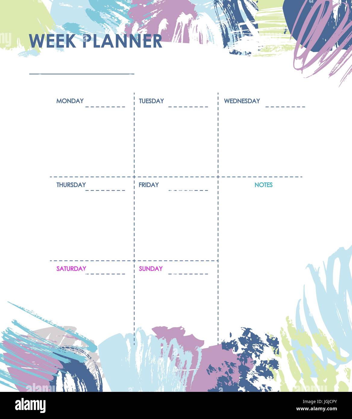 Weekly planner hi-res stock photography and images - Alamy