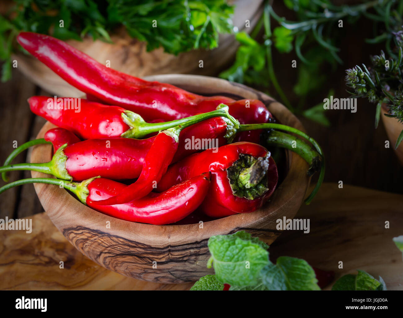 Fresh chili pepper Stock Photo - Alamy