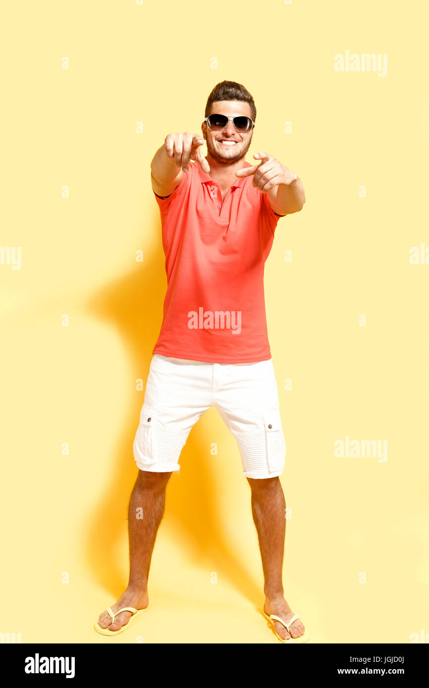 Funny guy pointing hi-res stock photography and images - Alamy