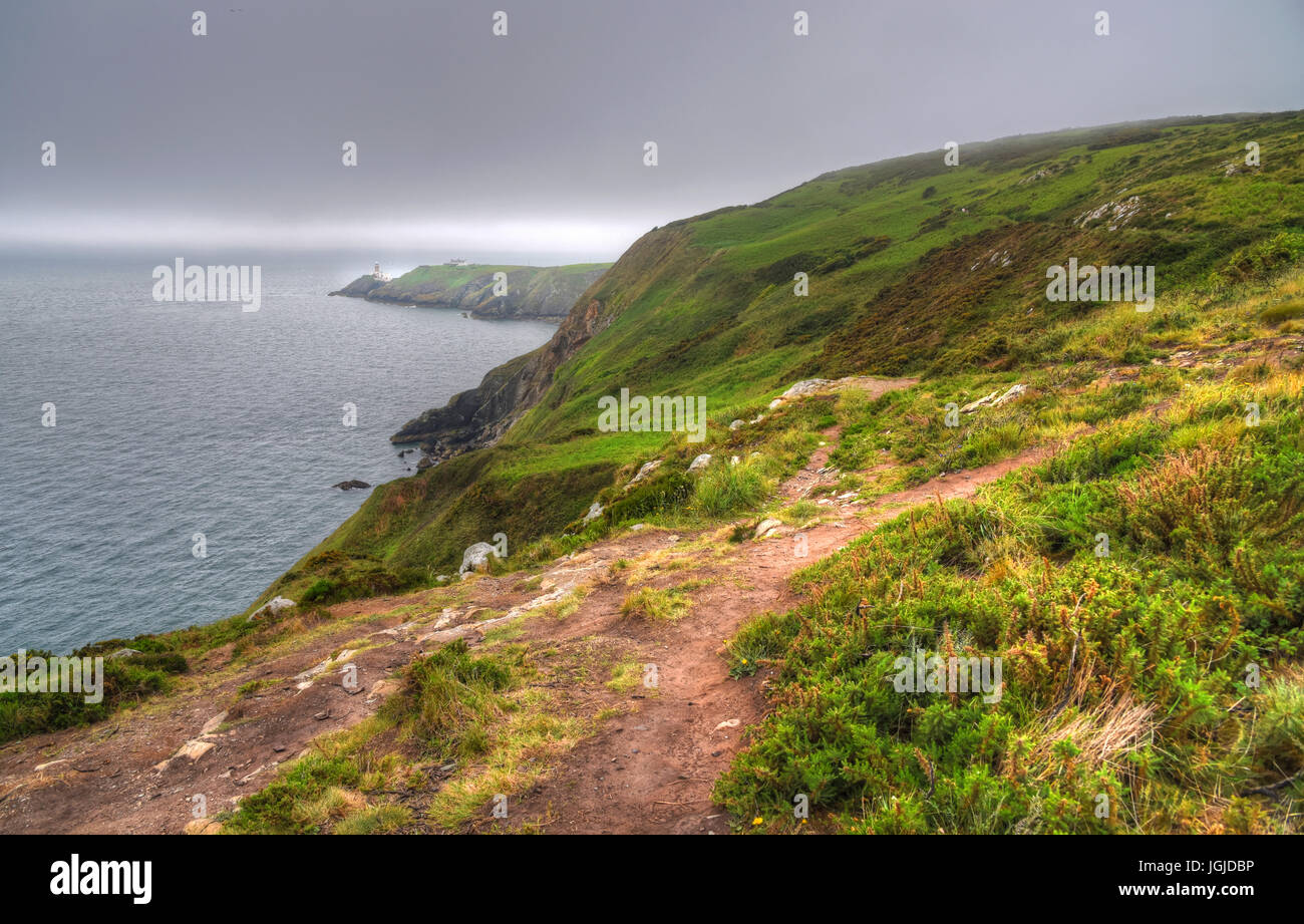 The Howth Cliff Walk outside of Dublin, Ireland Stock Photo - Alamy