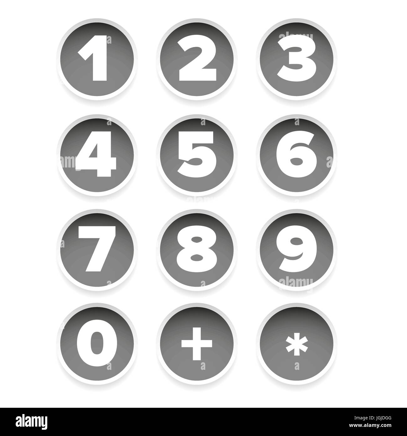 One and six Stock Vector Images - Alamy