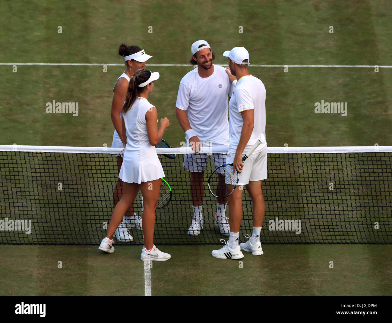Laura Robson and doubles partner Dominic Inglot during their defeat to ...