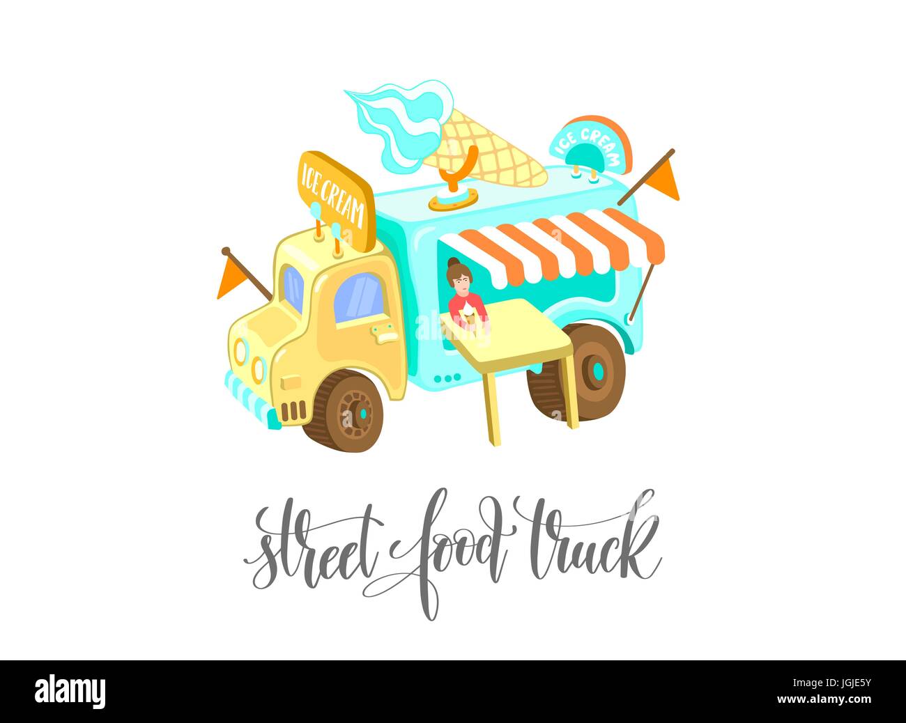 Car selling street Stock Vector Images - Alamy