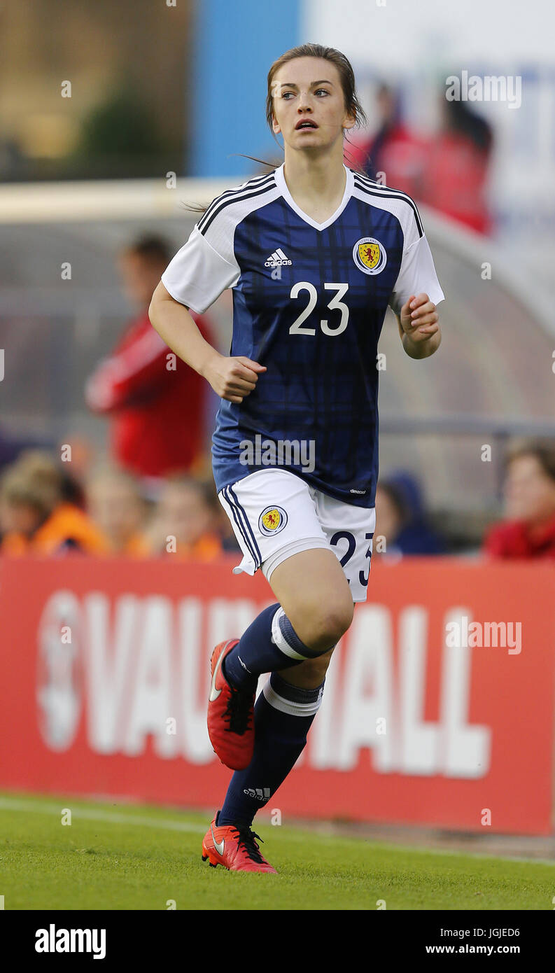 Scotland Women's Chloe Arthur during the International Challenge match ...
