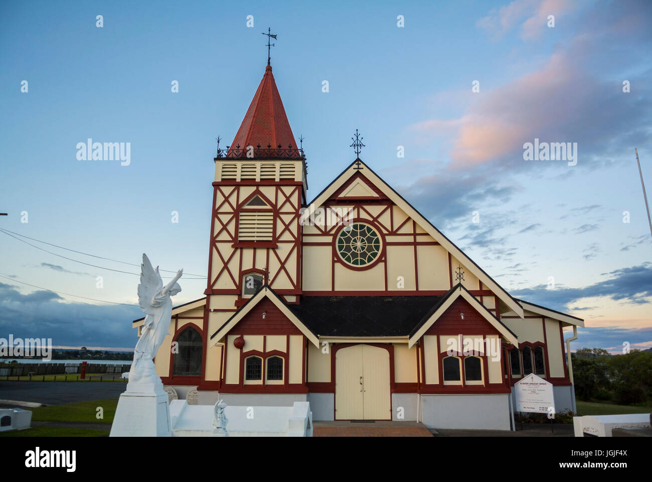 St. Faith's Anglican Church, Rotorua, New Zealand Stock Photo - Alamy