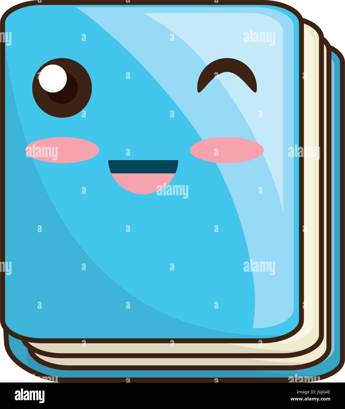 Cute book cartoon icon vector illustration graphic design Stock Vector ...