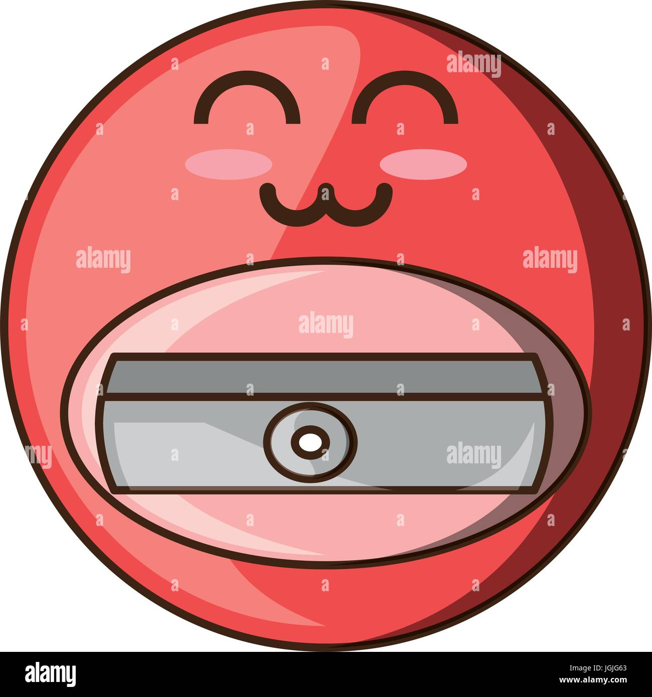 Cute sharpener cartoon icon vector illustration graphic design Stock ...