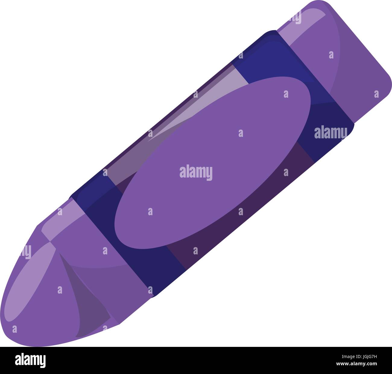 Funny crayons cartoon illustration Cut Out Stock Images & Pictures - Alamy