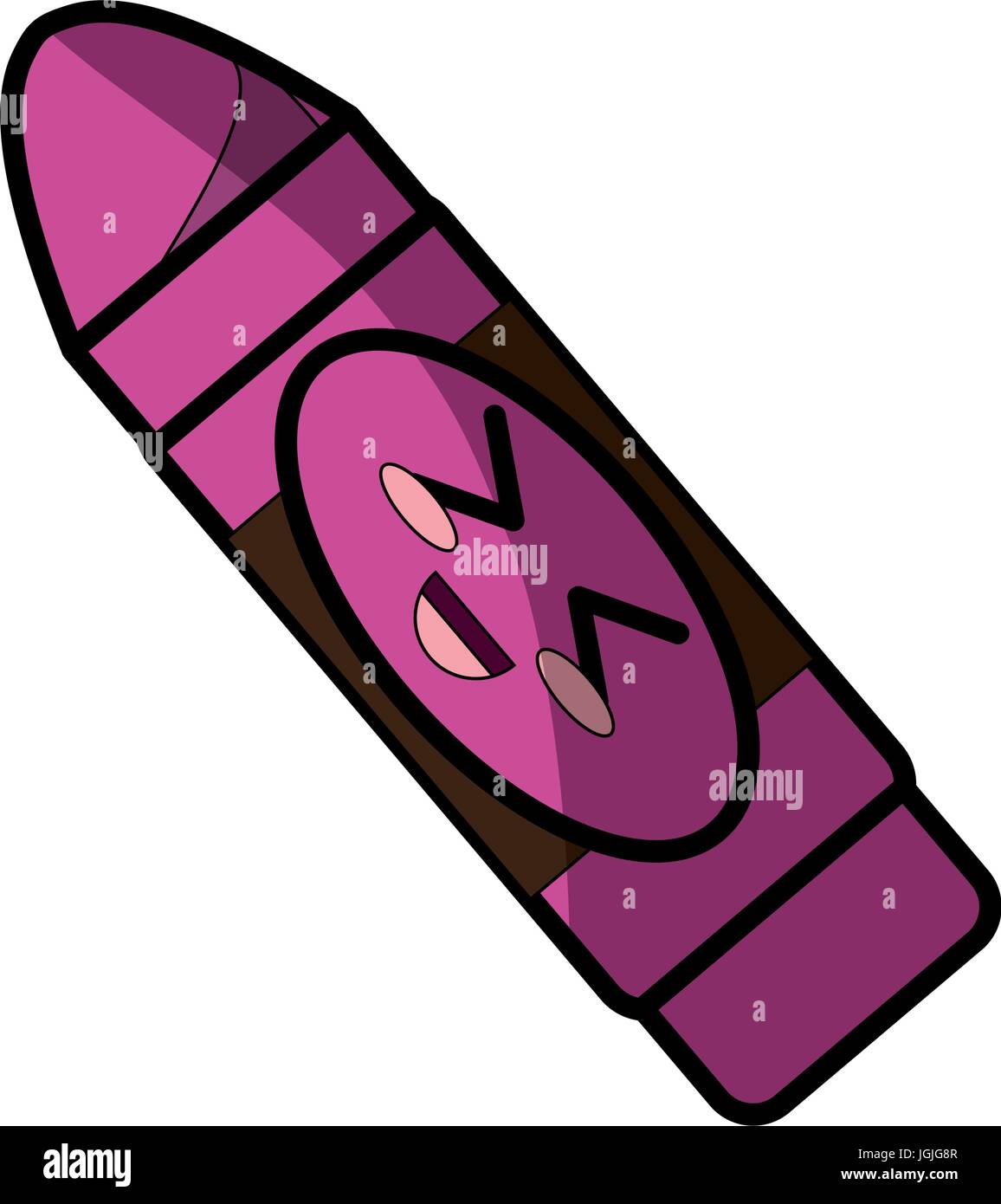 Cute crayon cartoon icon vector illustration graphic design Stock ...