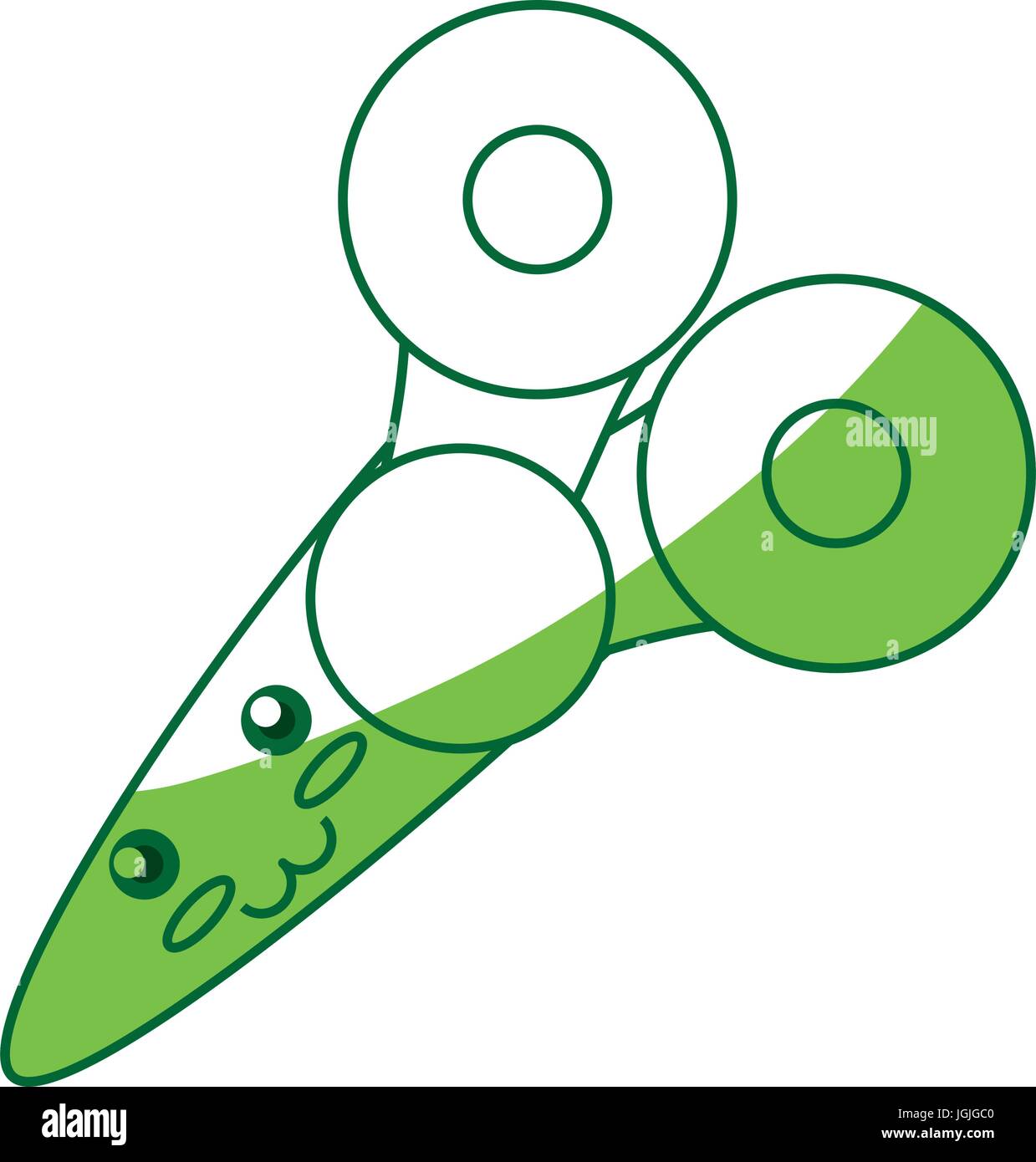 Cute scissor cartoon icon vector illustration graphic desing Stock ...