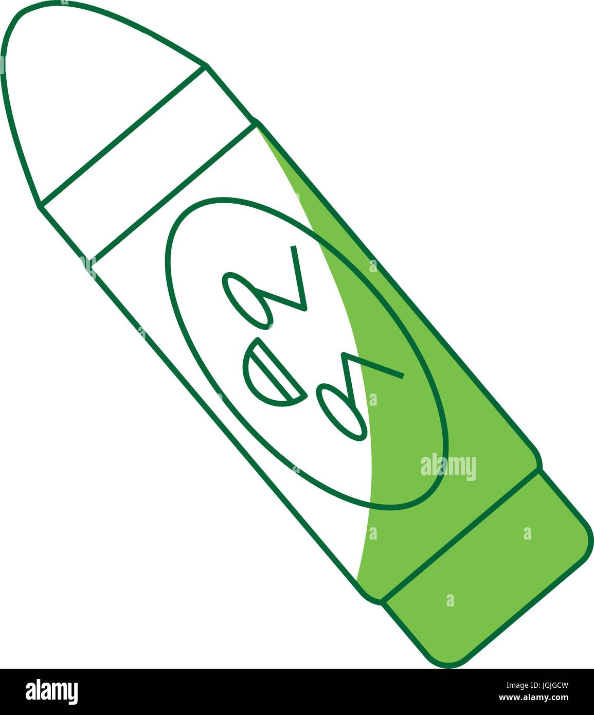 Cute crayon cartoon icon vector illustration graphic design Stock ...