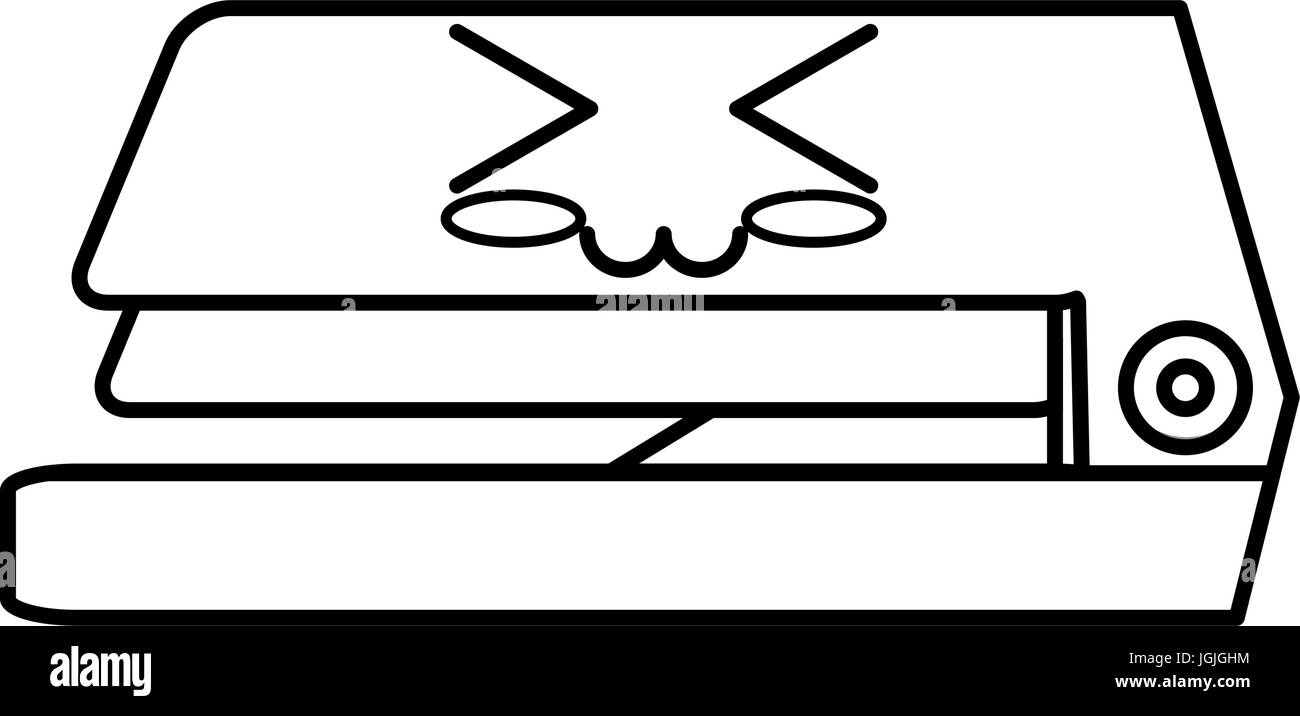 Stapler cute cartoon icon vector illustration graphic desing Stock ...