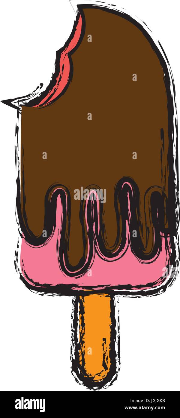 ice cream bar icon over white background vector illustration Stock Vector Image & Art - Alamy