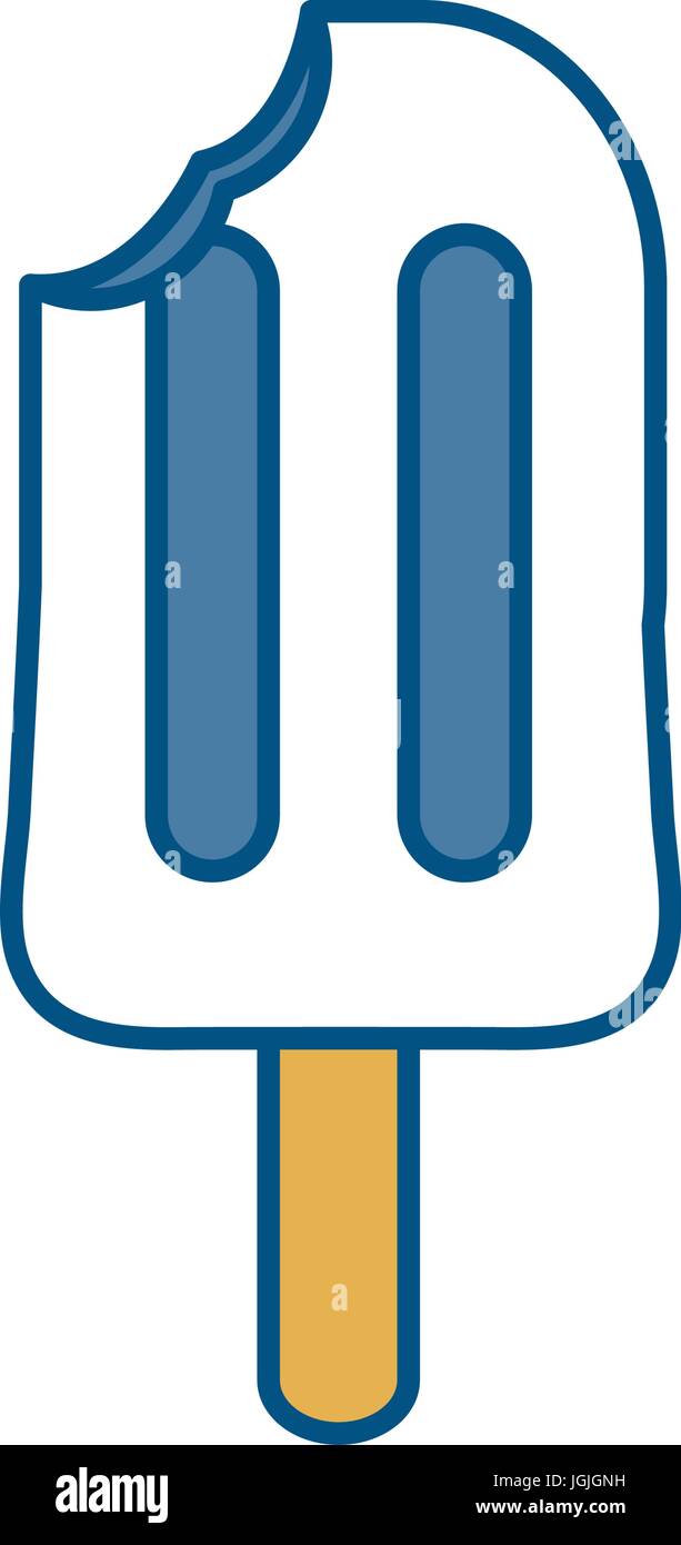 ice cream bar icon over white background vector illustration Stock Vector Image & Art - Alamy