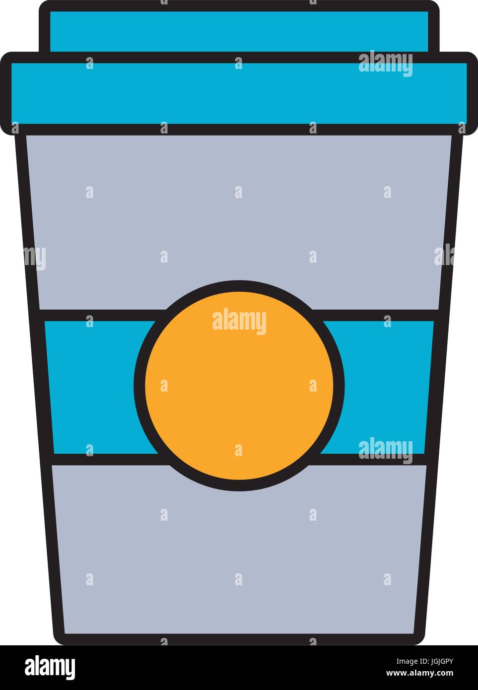 coffee cup icon over white background vector illustration Stock Vector ...