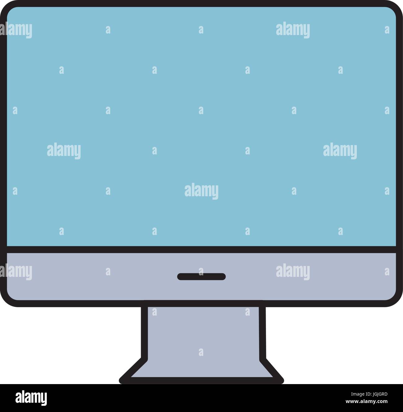 computer icon over white background vector illustration Stock Vector ...