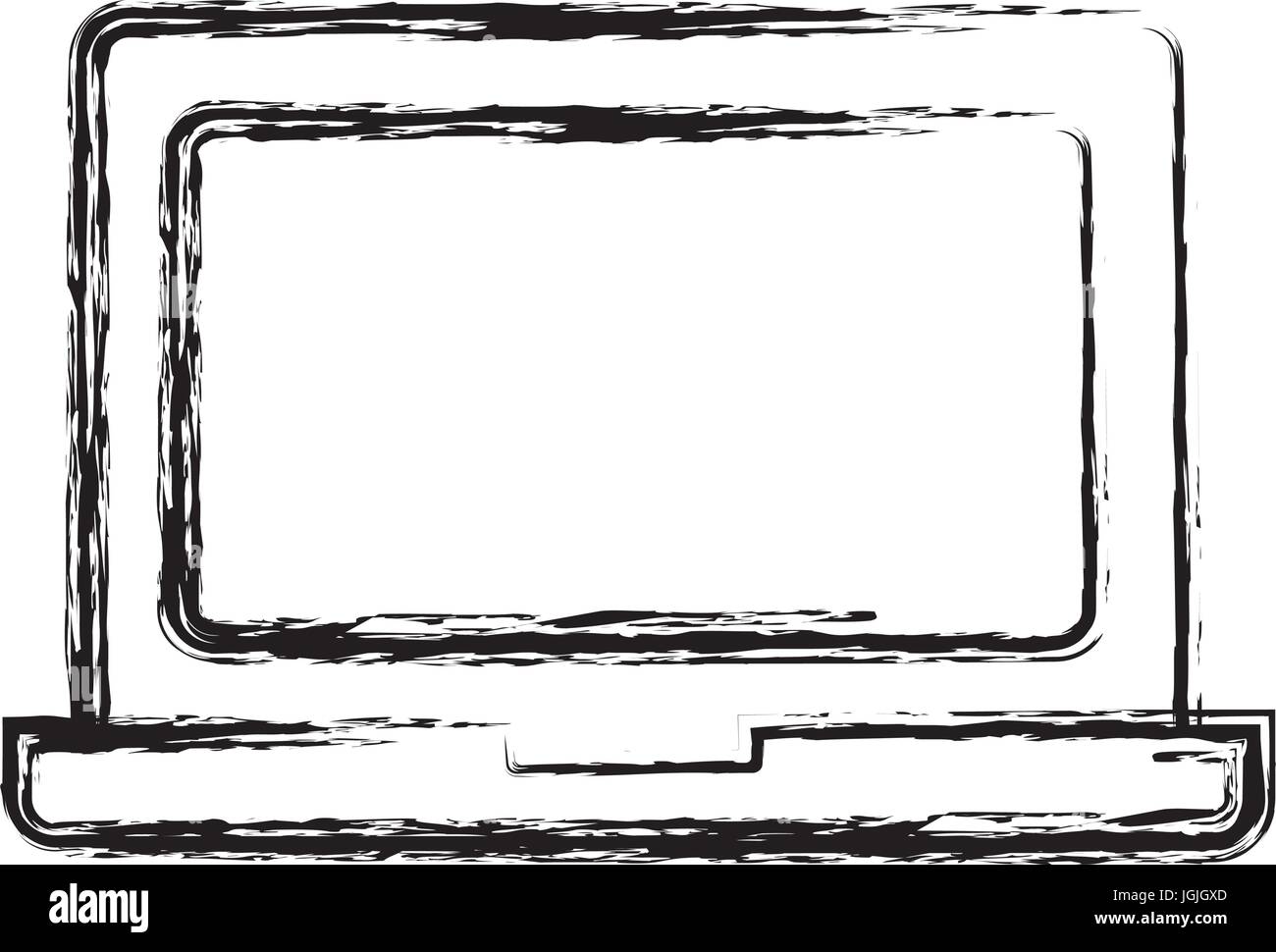 laptop computer icon over white background vector illustration Stock ...