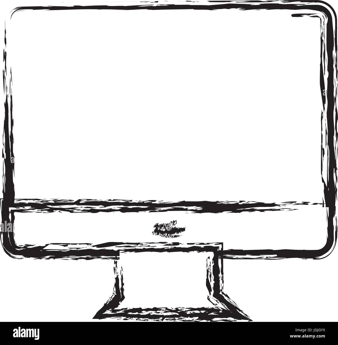 computer icon over white background vector illustration Stock Vector ...