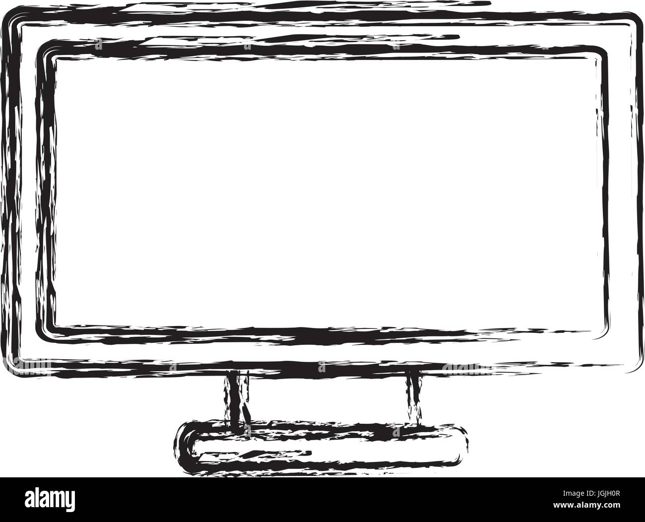 computer icon over white background vector illustration Stock Vector ...