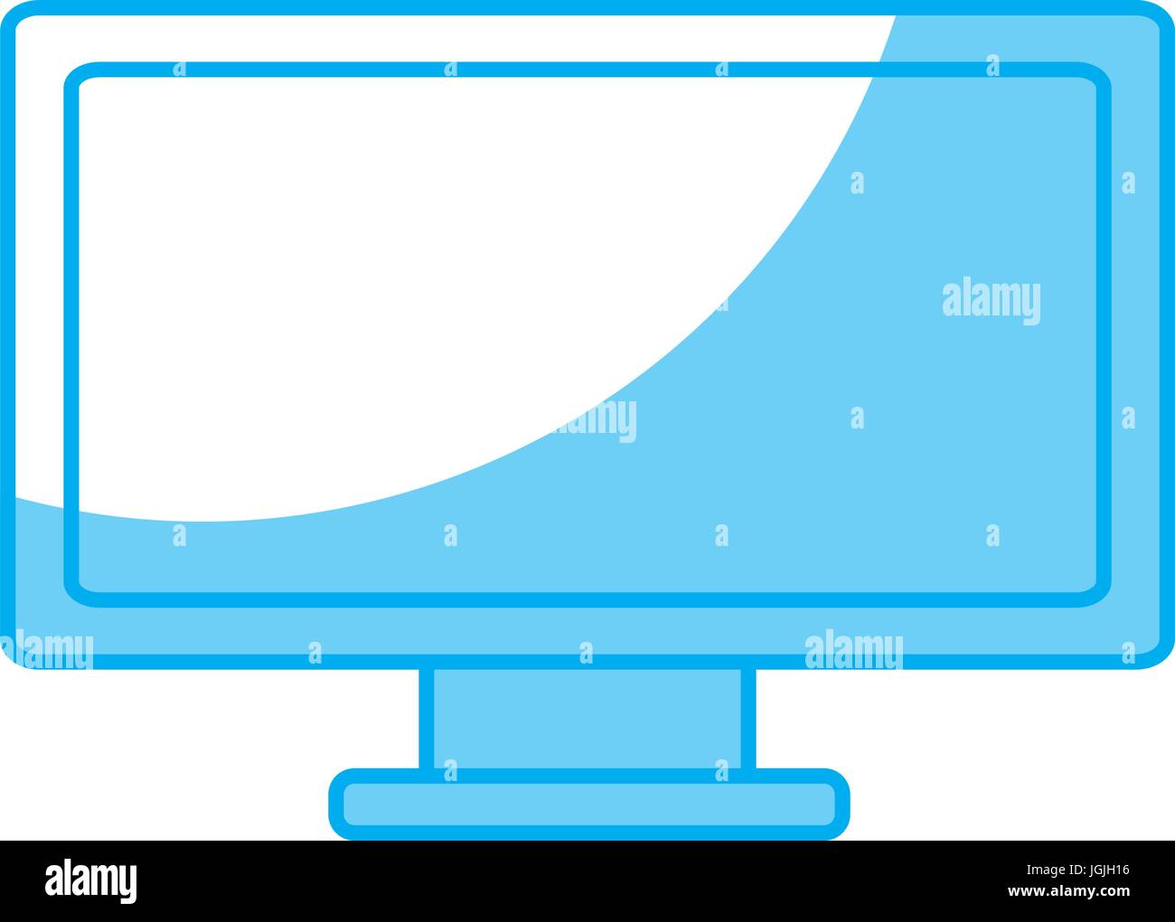 computer icon over white background vector illustration Stock Vector ...