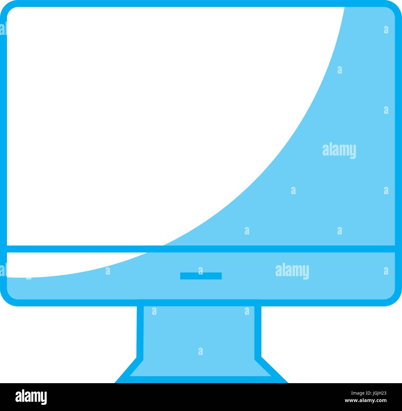 computer icon over white background vector illustration Stock Vector ...