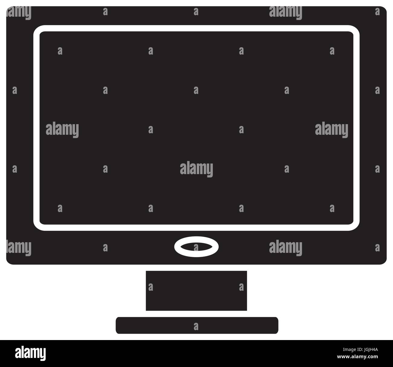 computer icon over white background vector illustration Stock Vector ...