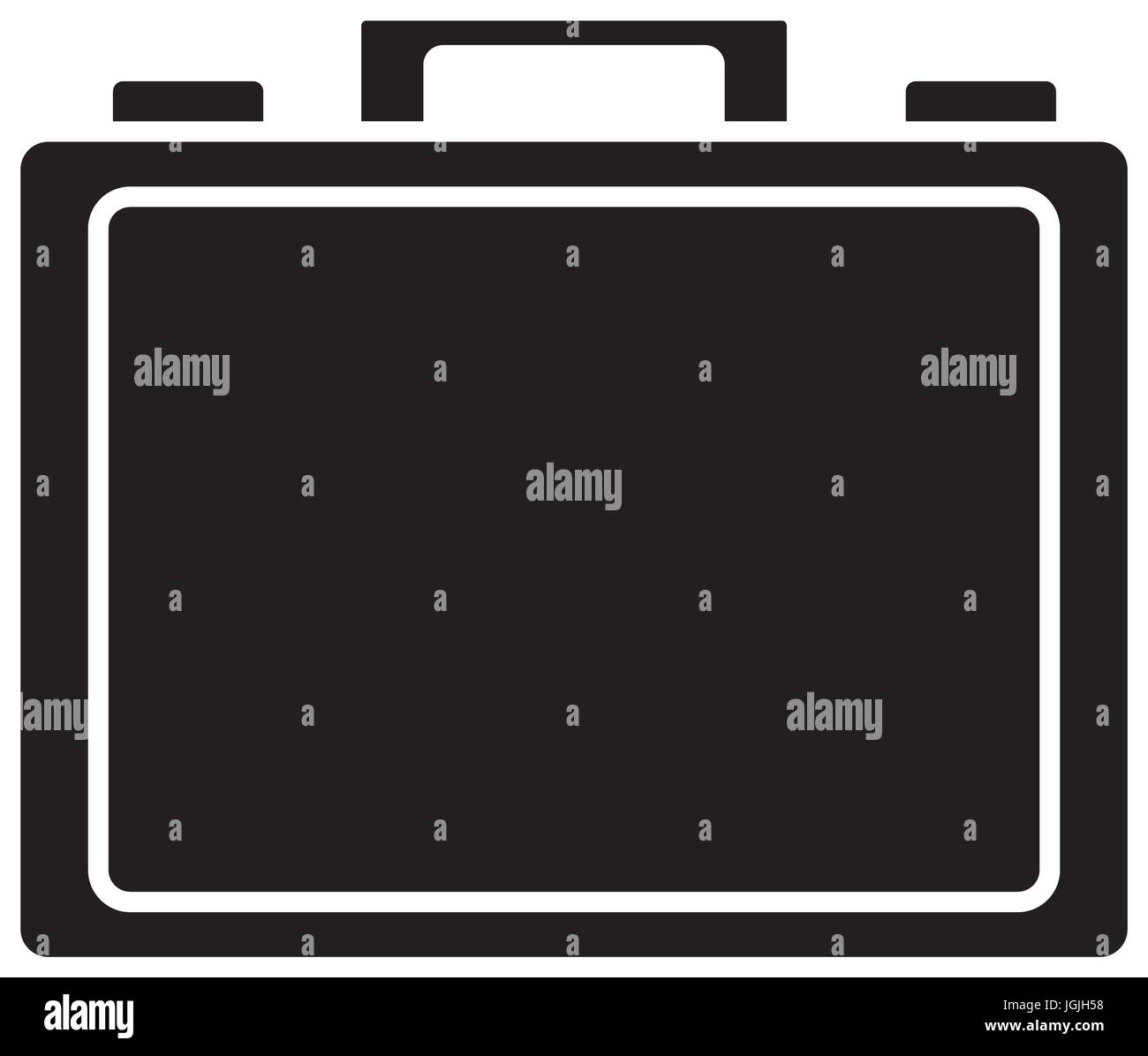 business briefcase icon over white background vector illustration Stock ...