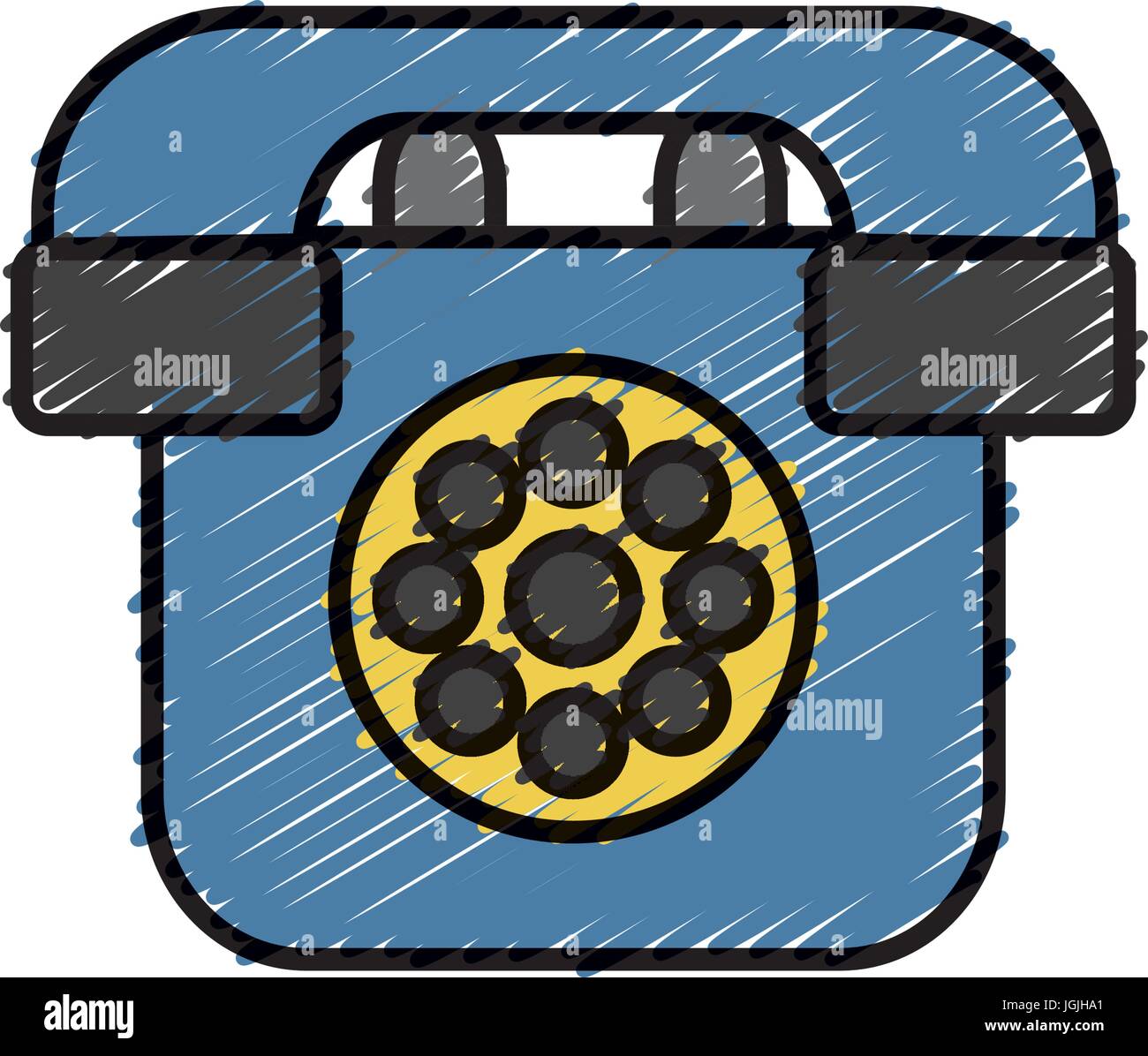 retro telephone icon Stock Vector Image & Art - Alamy