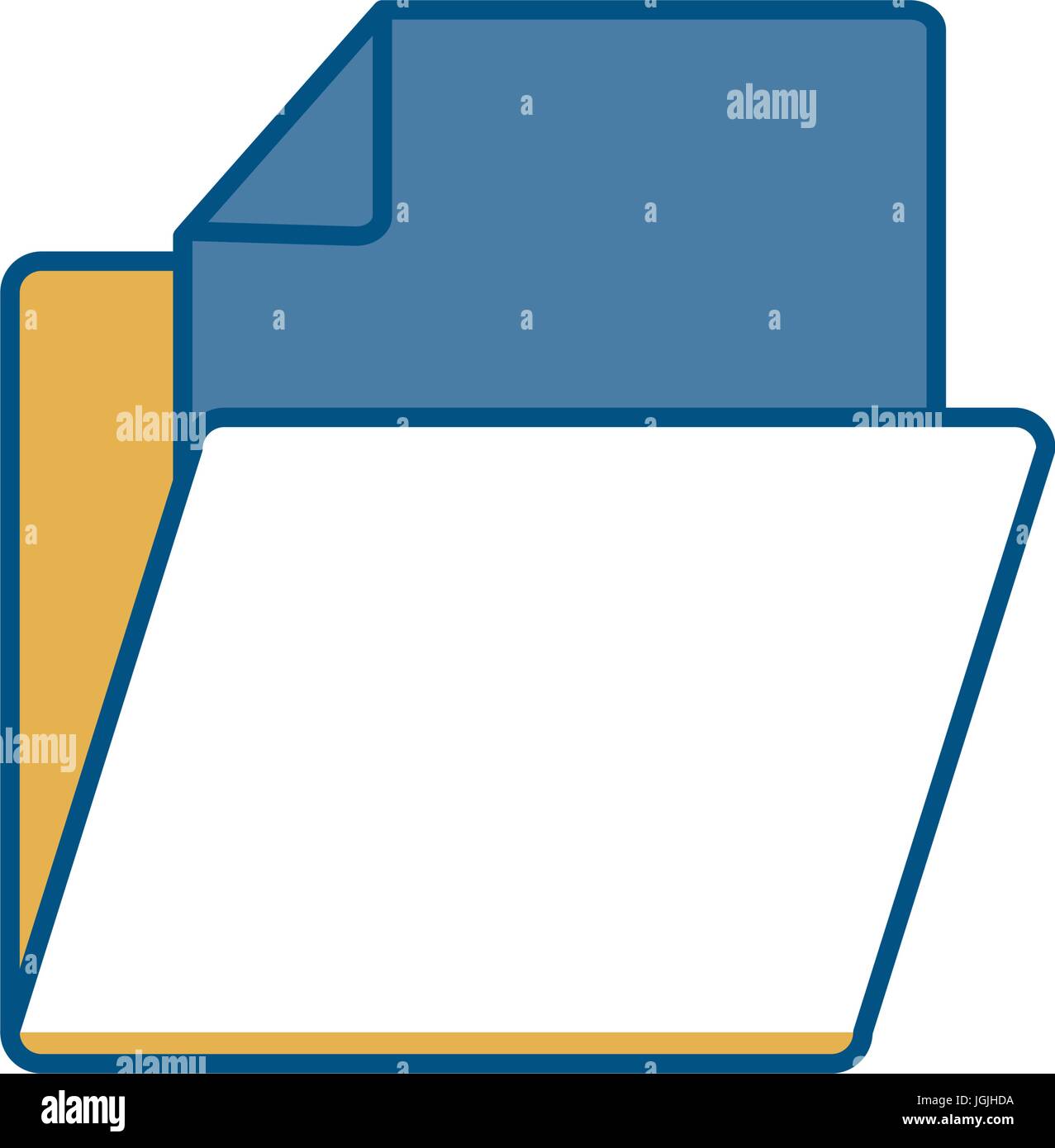 document folder icon Stock Vector Image & Art - Alamy