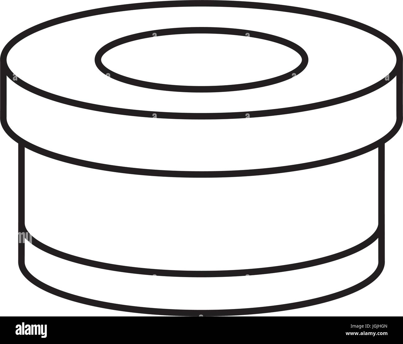 carton box in circle shape icon Stock Vector Image & Art - Alamy
