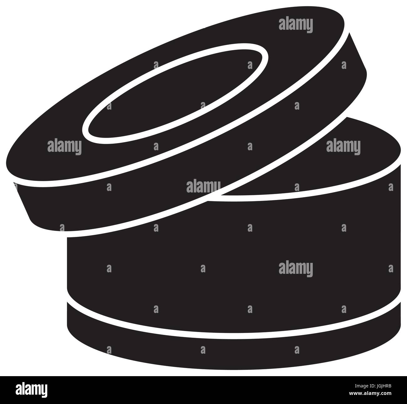 carton box in circle shape icon Stock Vector Image & Art - Alamy