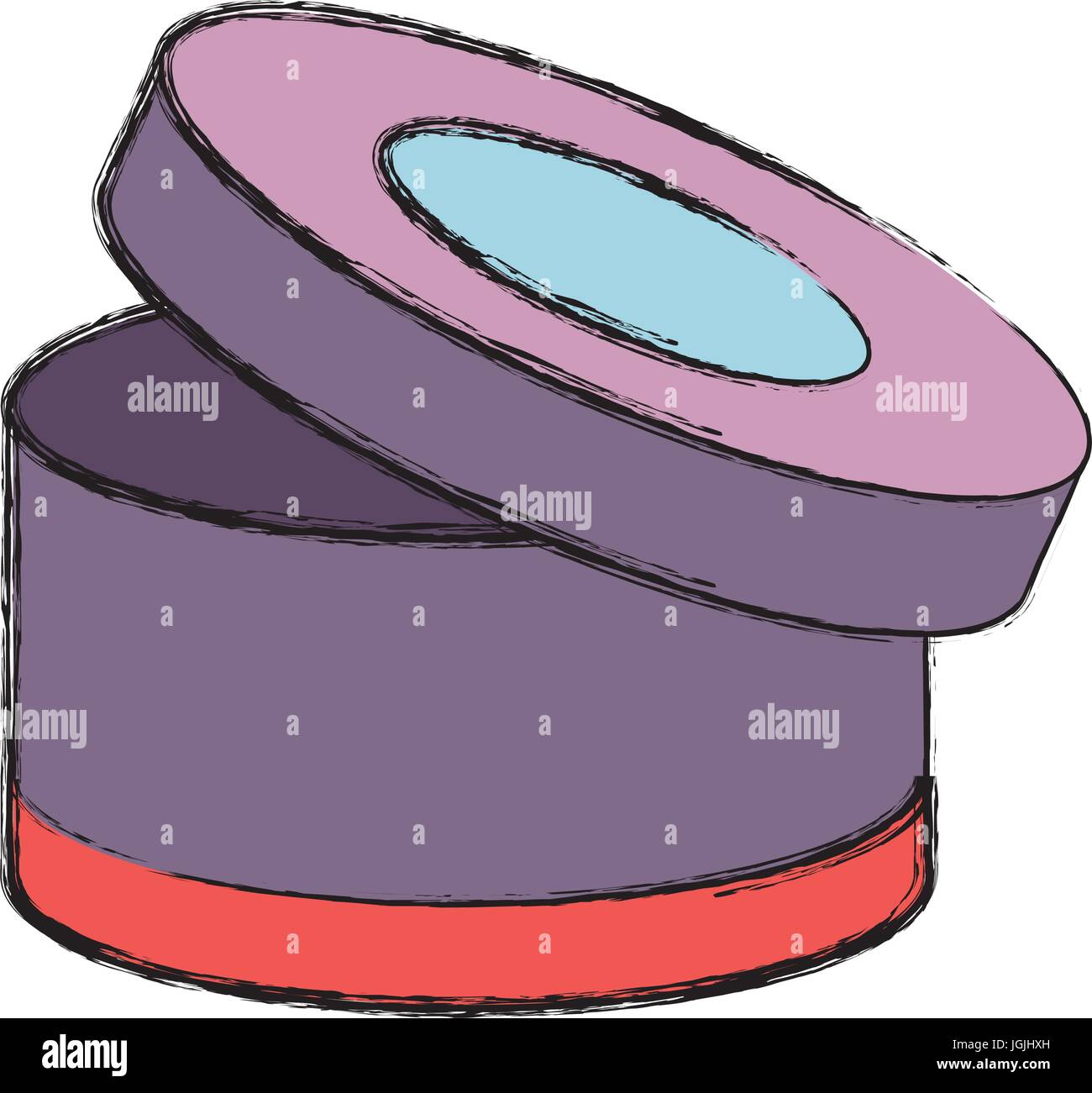 carton box in circle shape icon Stock Vector Image & Art - Alamy