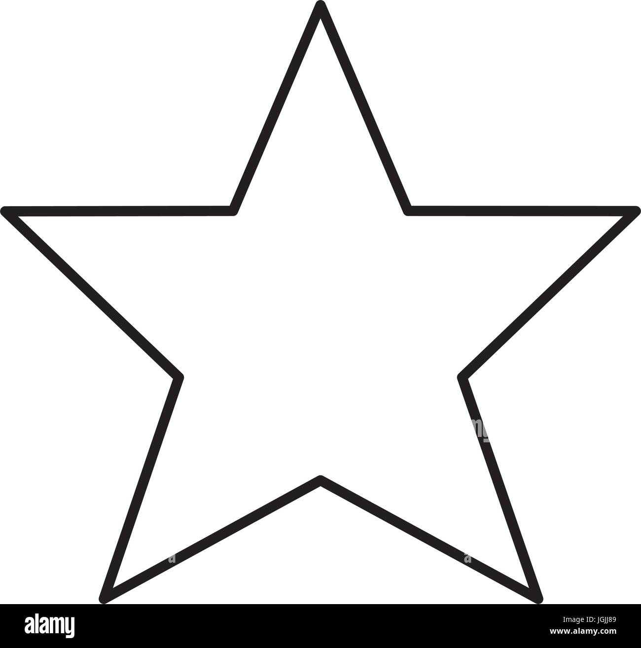 star shape icon Stock Vector Image & Art - Alamy