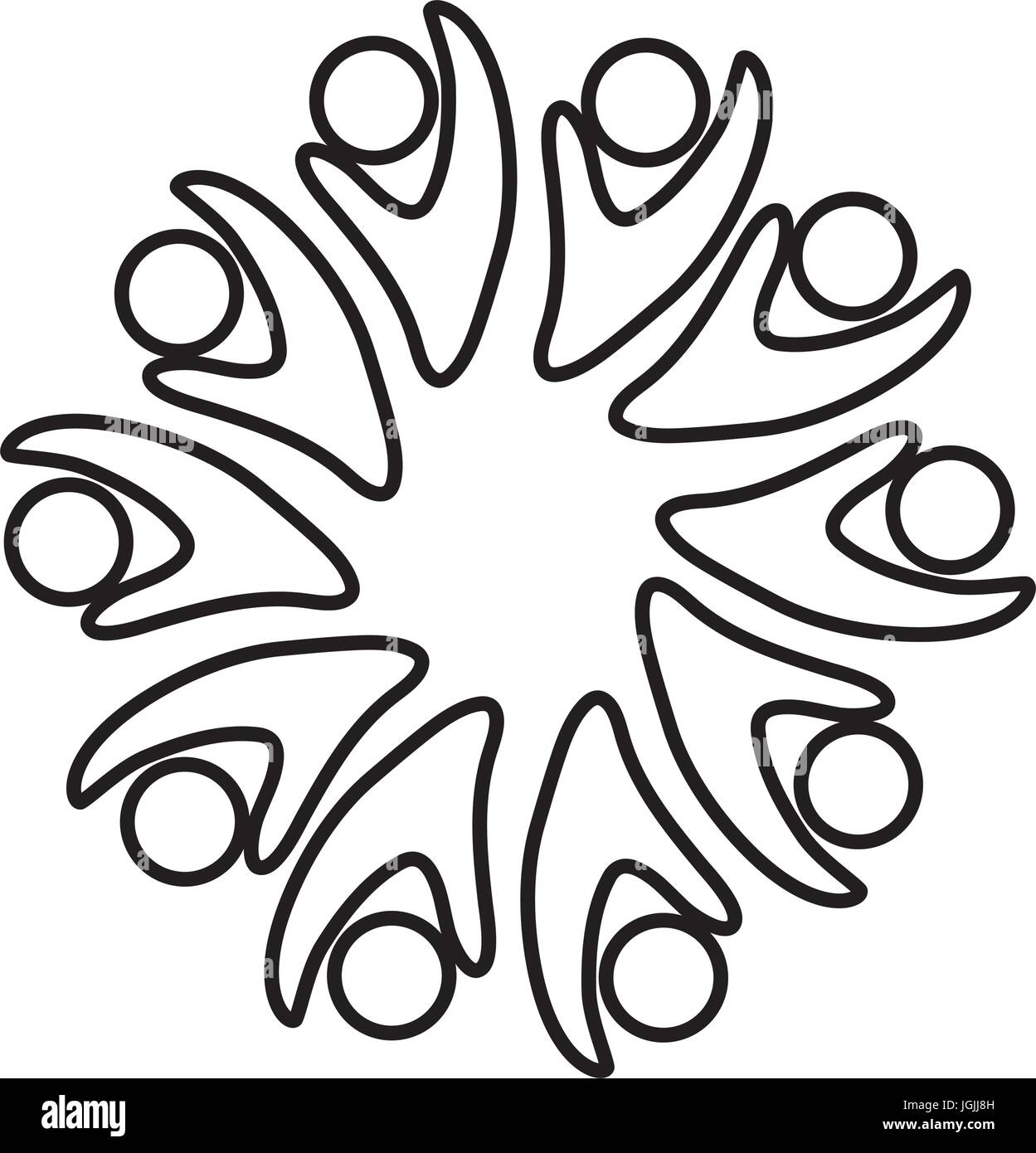 abstract human figure design Stock Vector Image & Art - Alamy