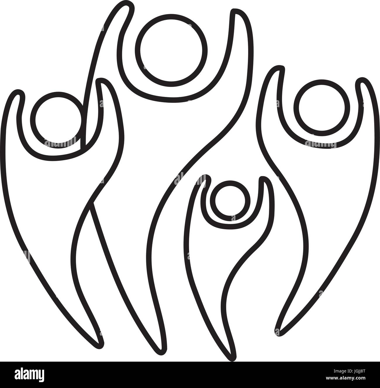 abstract human figure design Stock Vector Image & Art - Alamy