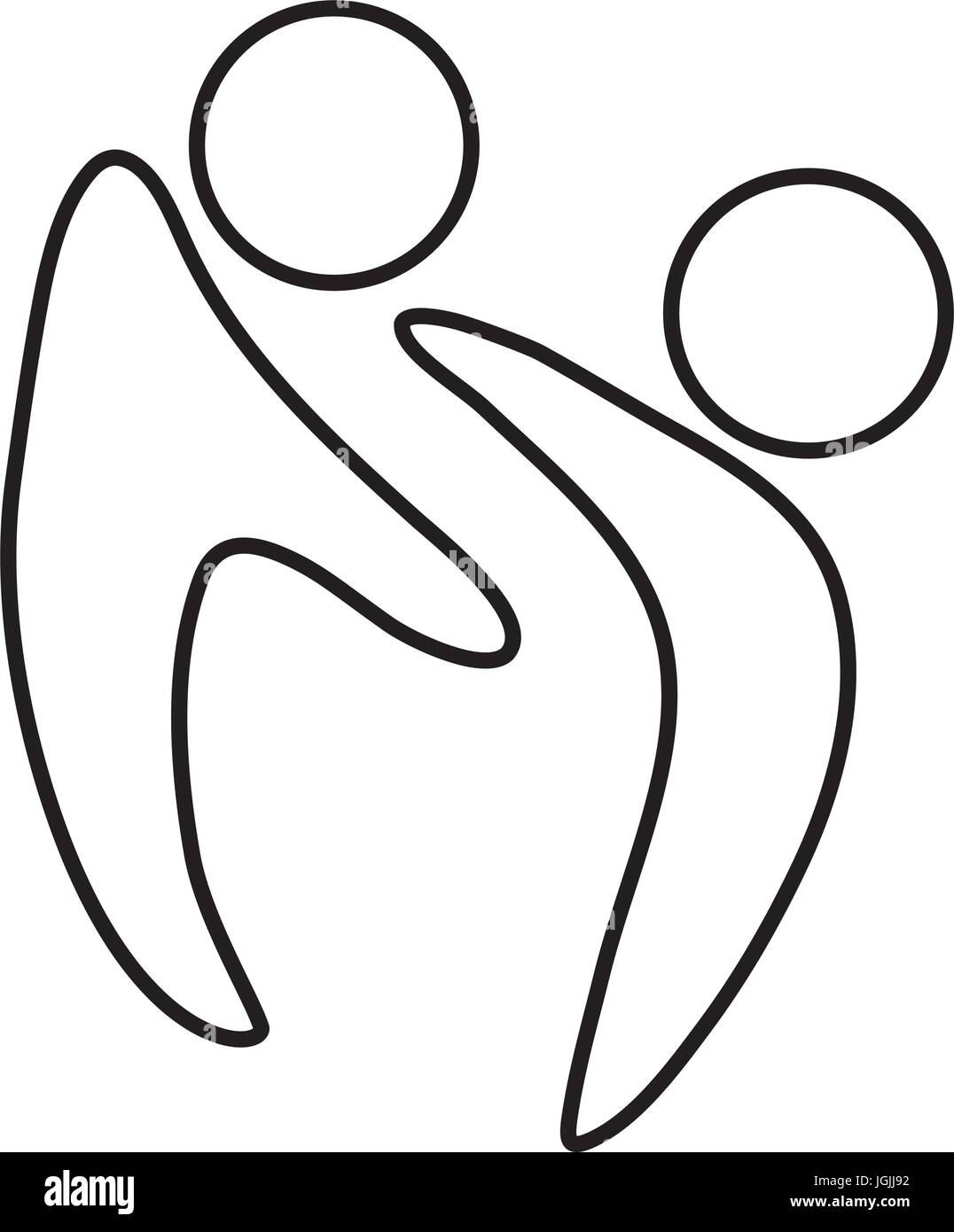 abstract human figure design Stock Vector Image & Art - Alamy