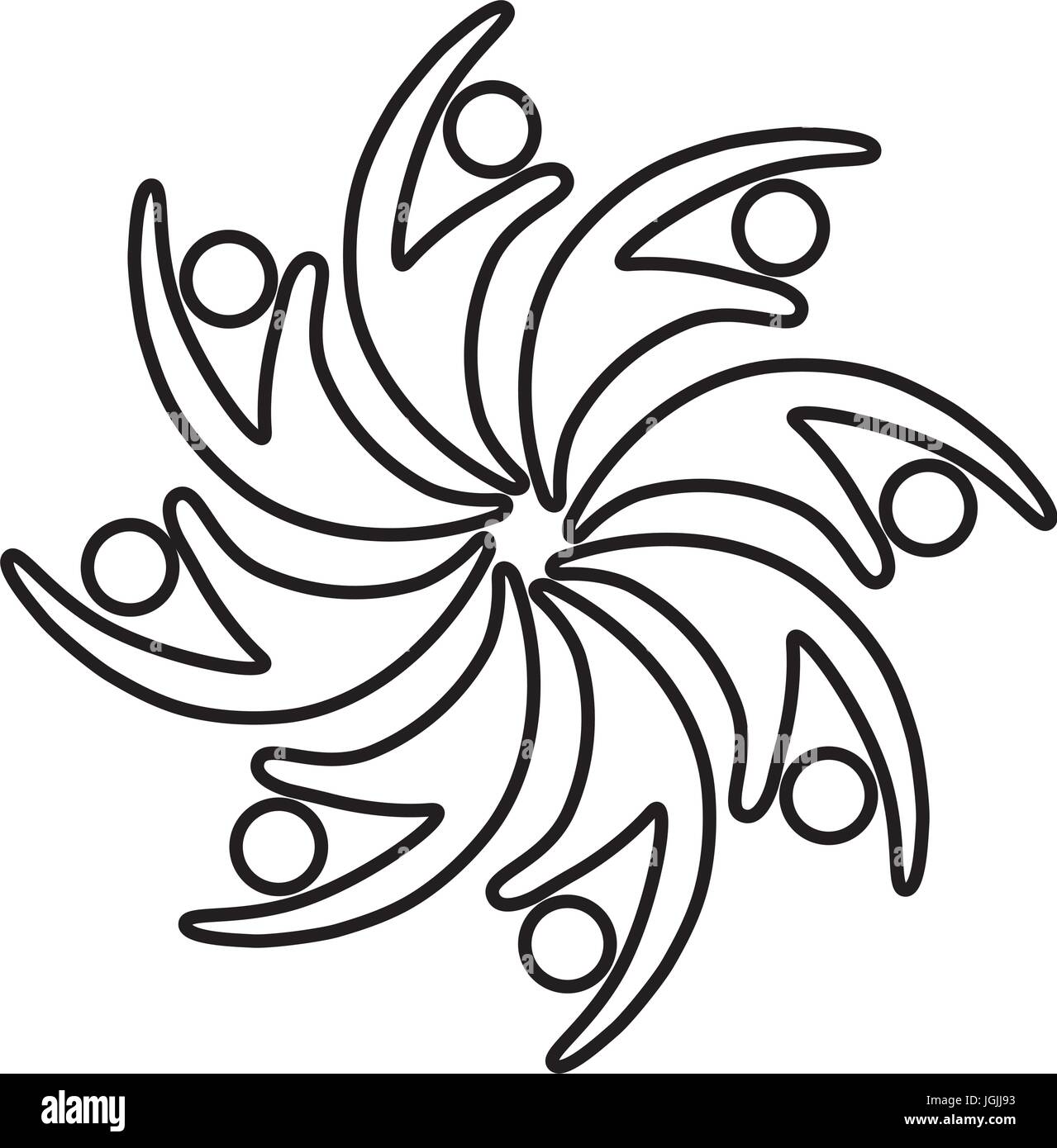 abstract human figure design Stock Vector Image & Art - Alamy