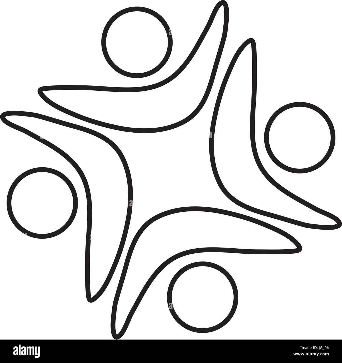 abstract human figure design Stock Vector Image & Art - Alamy