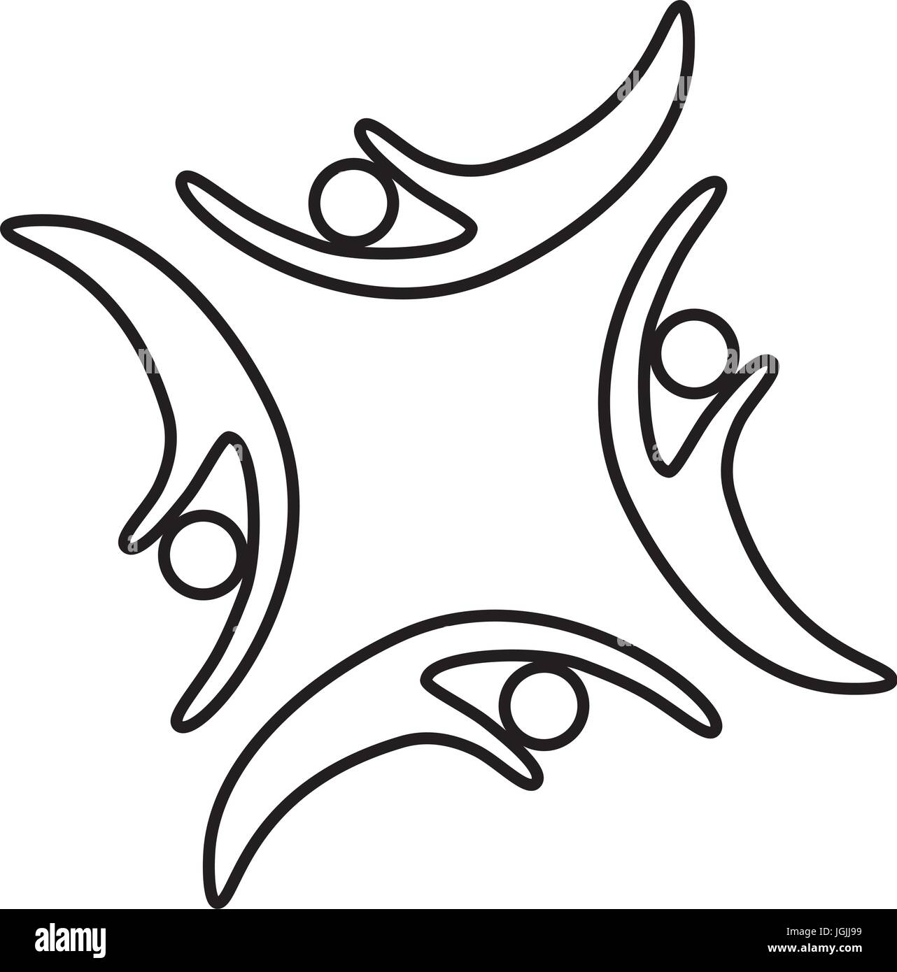 abstract human figure design Stock Vector Image & Art - Alamy